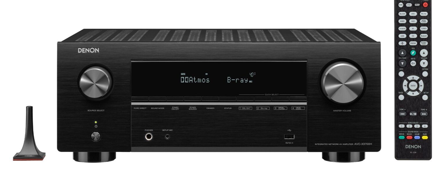 DENON AVC-X3700H + BOWERS & WILKINS M1 BLACK | Phase